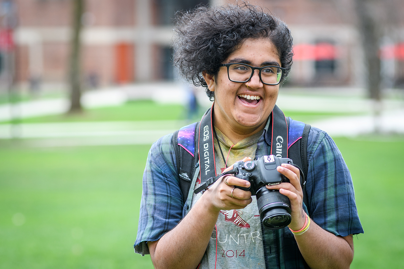 Jay Sundar Rajan ’20 brings out the face of Clark | ClarkU News
